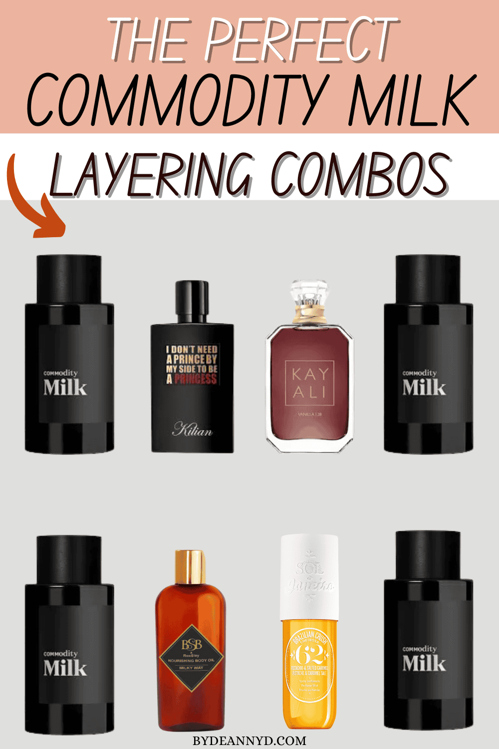 Must Try Commodity Milk Expressive Layering Combos - Bydeannyd