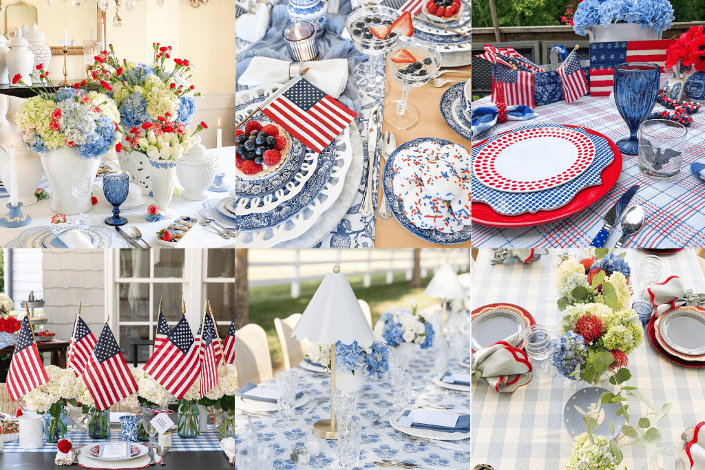 Memorial Day Tablescapes: 20+ Easy Patriotic Setups - Bydeannyd